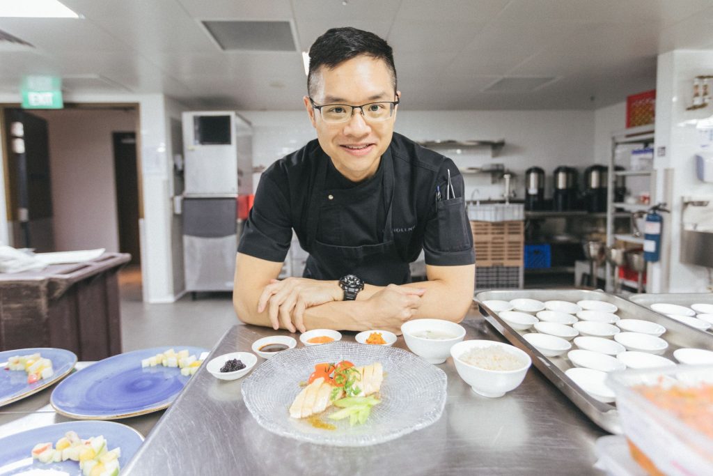 An amazing eight-hands dinner with Malcolm Lee, Adam Liaw, Janice Wong ...